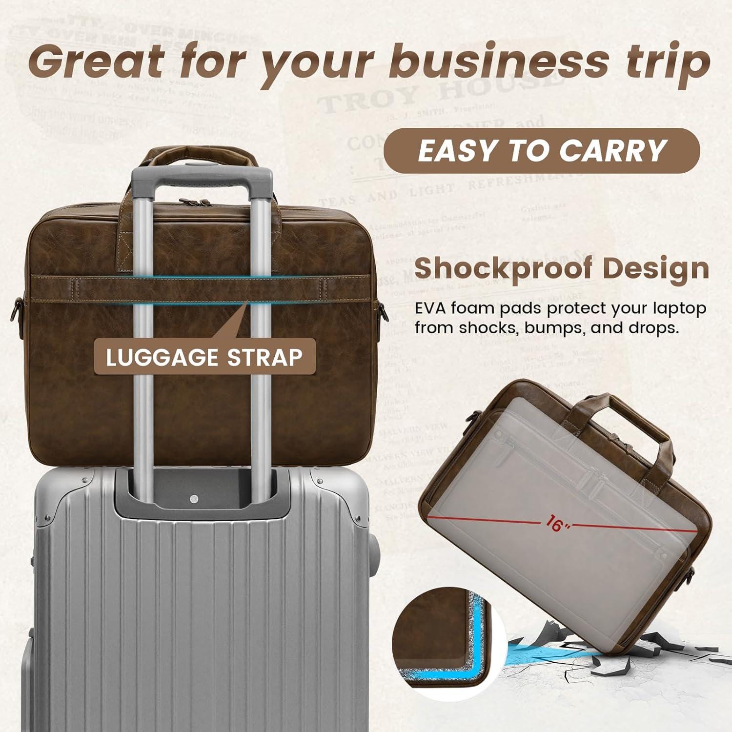 Personalized LEATHER MESSENGER BAG Shoulder Bag Crossbody Travel ...
