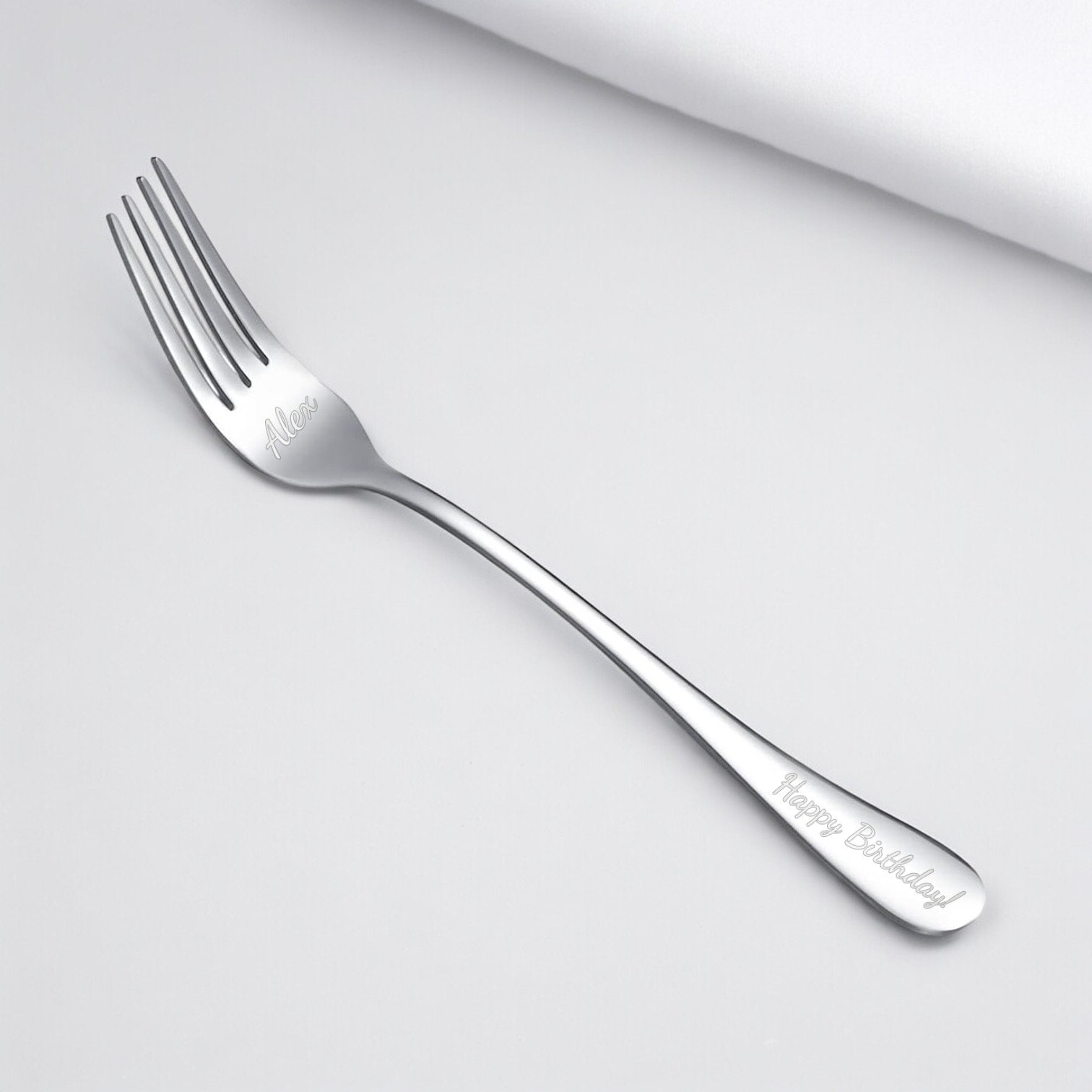 Personalized FORK Utensil Dinnerware Kitchen Cooking Bridesmaid ...