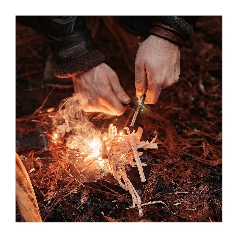 Personalized FIRE STARTER Steel Ferro Rod Camping Fishing Hunting ...