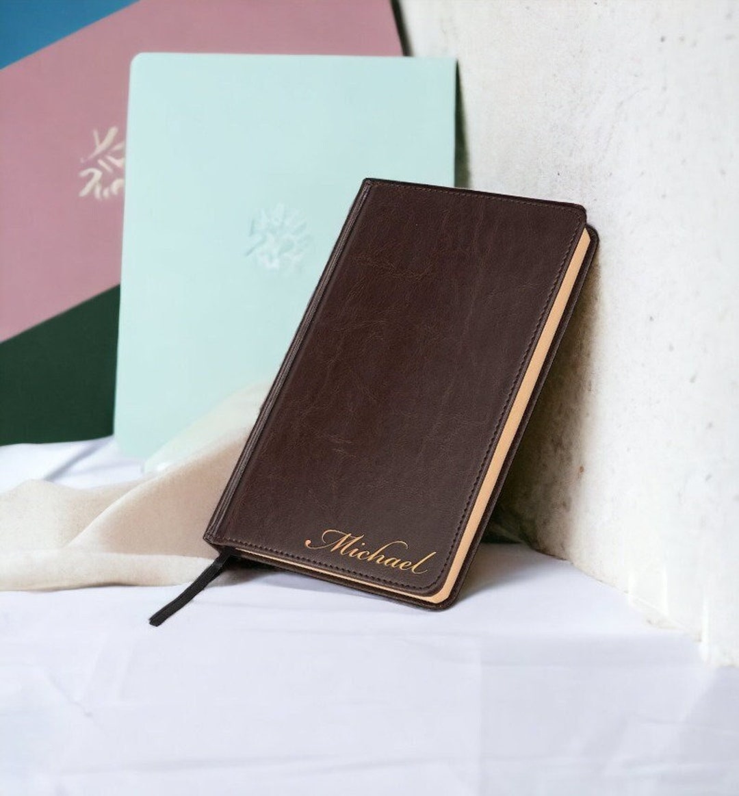 Personalized LEATHER JOURNAL for Men Women Notebook Writing Cover ...
