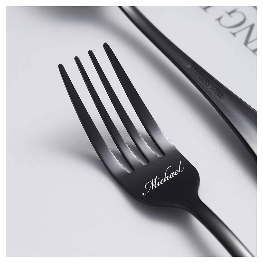 Personalized FORK Utensil Dinnerware Kitchen Cooking Bridesmaid ...