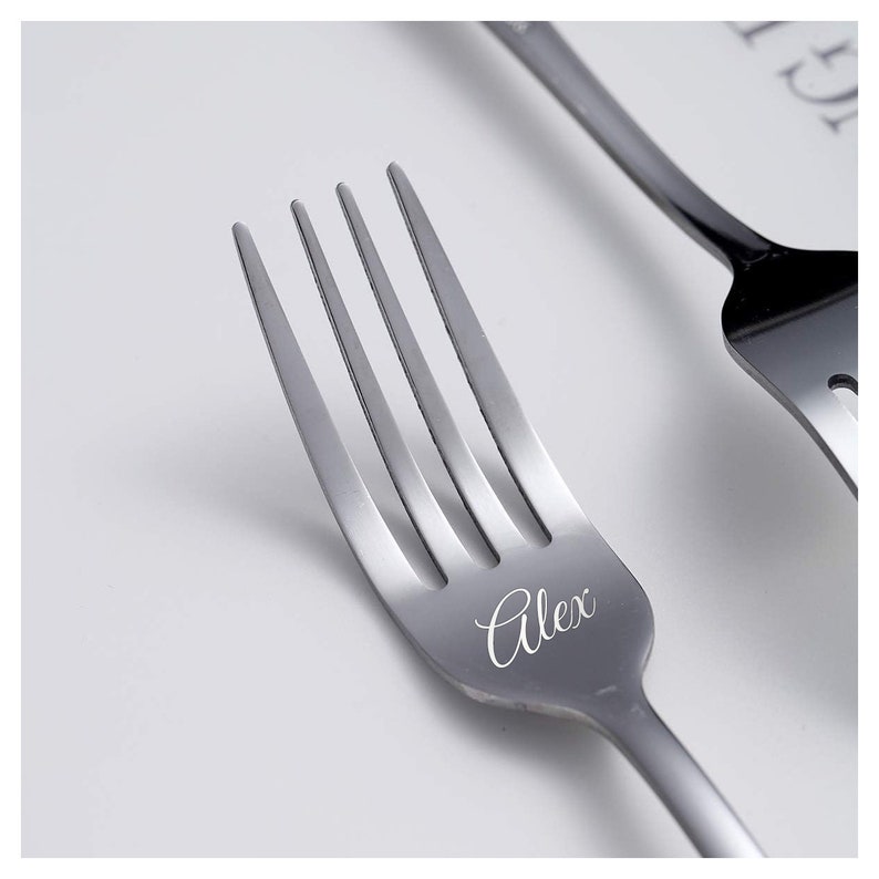 Personalized FORK Utensil Dinnerware Kitchen Cooking Bridesmaid ...