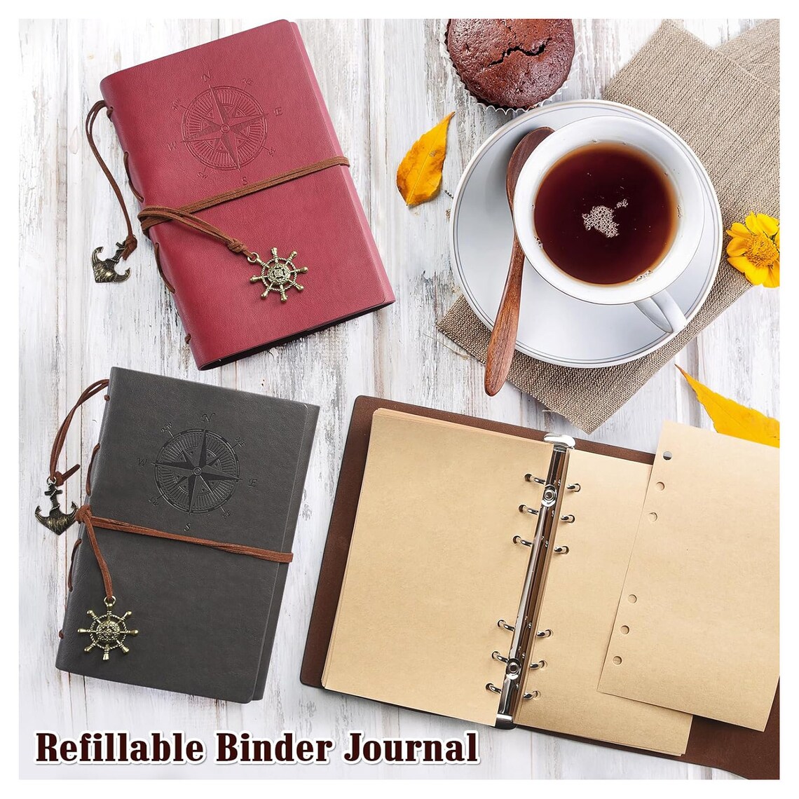Personalized LEATHER JOURNAL for Men Women Travel Diary Notebook ...