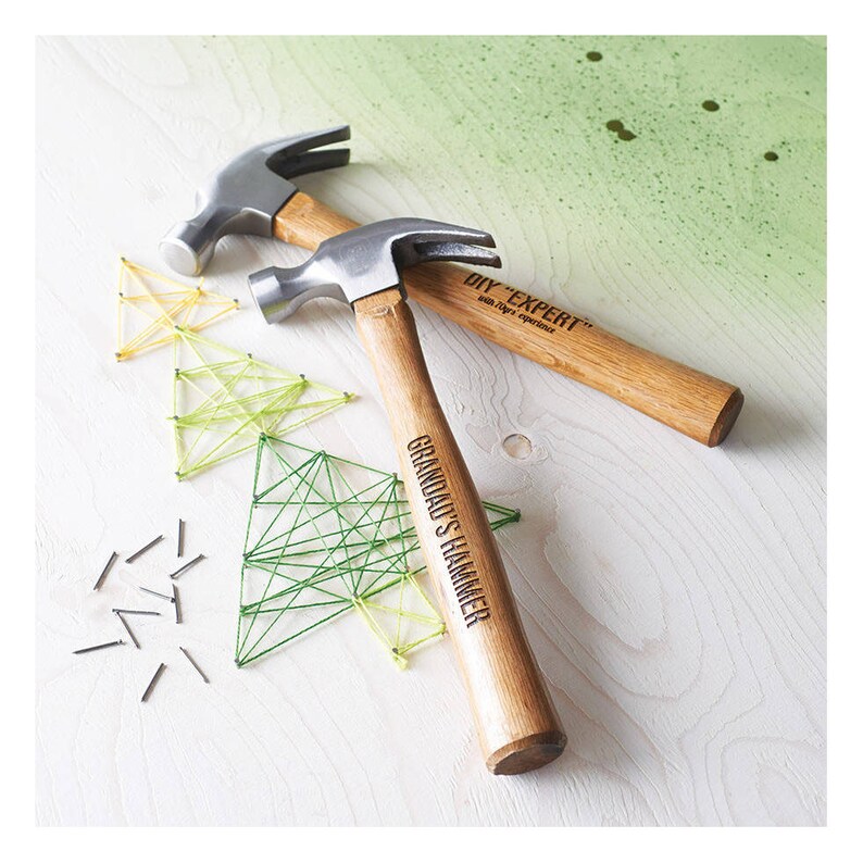 Personalized HAMMER Hammers Groomsmen Birthday Gift for Him Dad Men ...