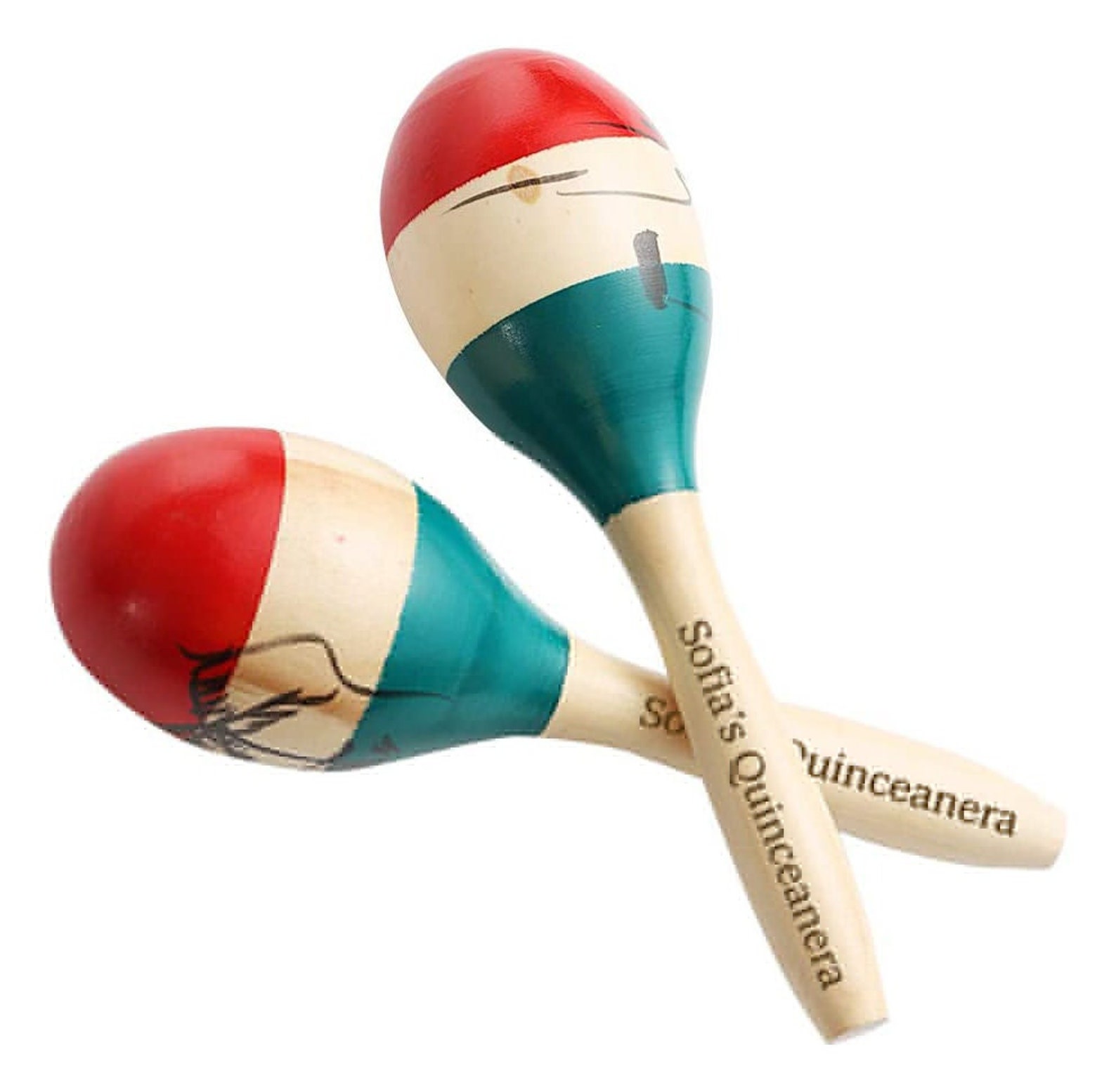 Personalized MARACAS Shaker Rumba Tamaracas Maraquero Birthday Gift for ...