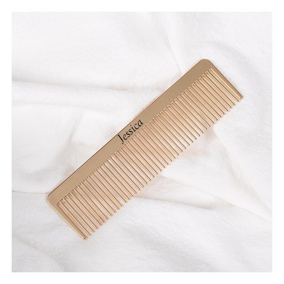 Personalized COMB Custom Combs Rose Pink Bridesmaid Bachelorette Gift ...