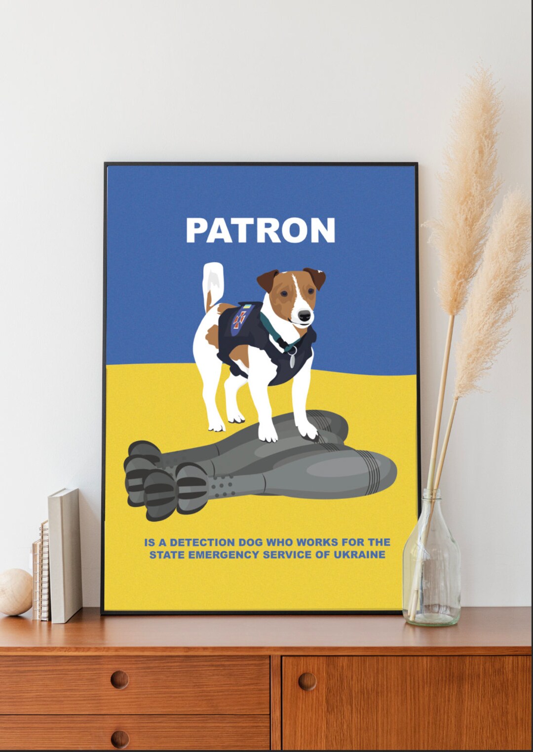 PATRON POSTER No War Stand With Ukraine Supporting Ukraine - Etsy