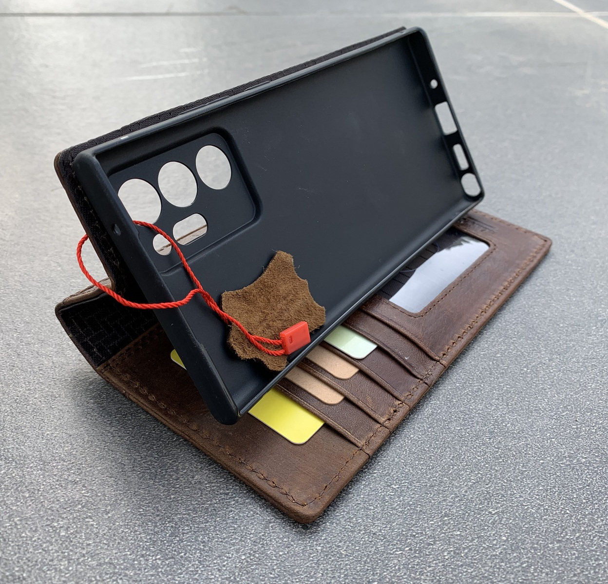 Genuine Full Dark Leather Case for Samsung Galaxy Note 20 - Etsy