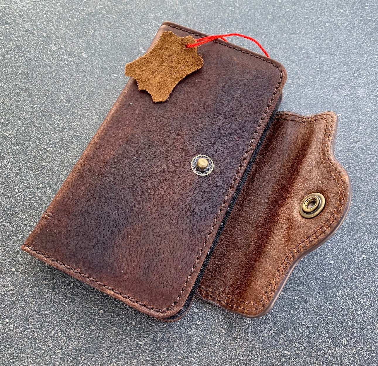 Genuine Real Leather Case for Apple Iphone 12 13 Mini Wallet | Etsy