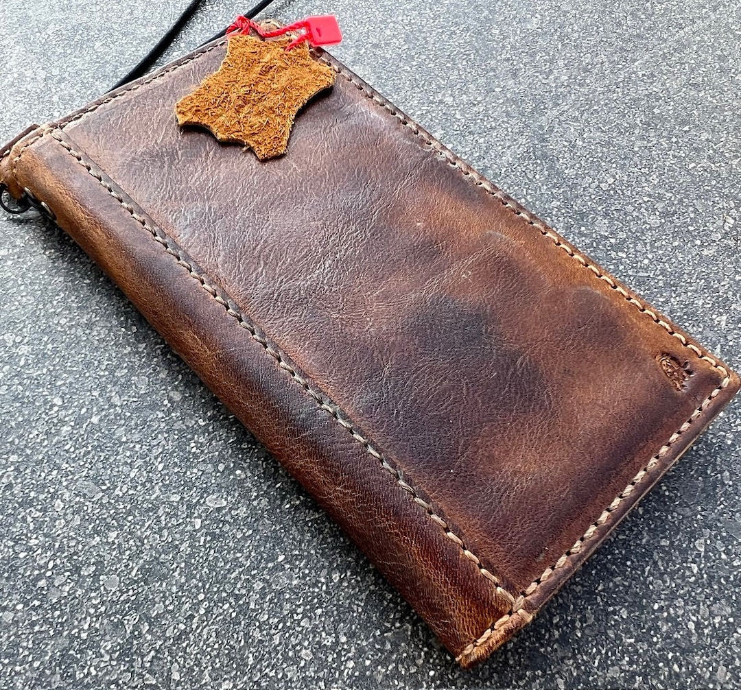 Genuine Leather Case Wallet for Samsung Galaxy S25 S24 S23 S22 S21 S20 Ultra Fe Note 9 8 10 A71 ...