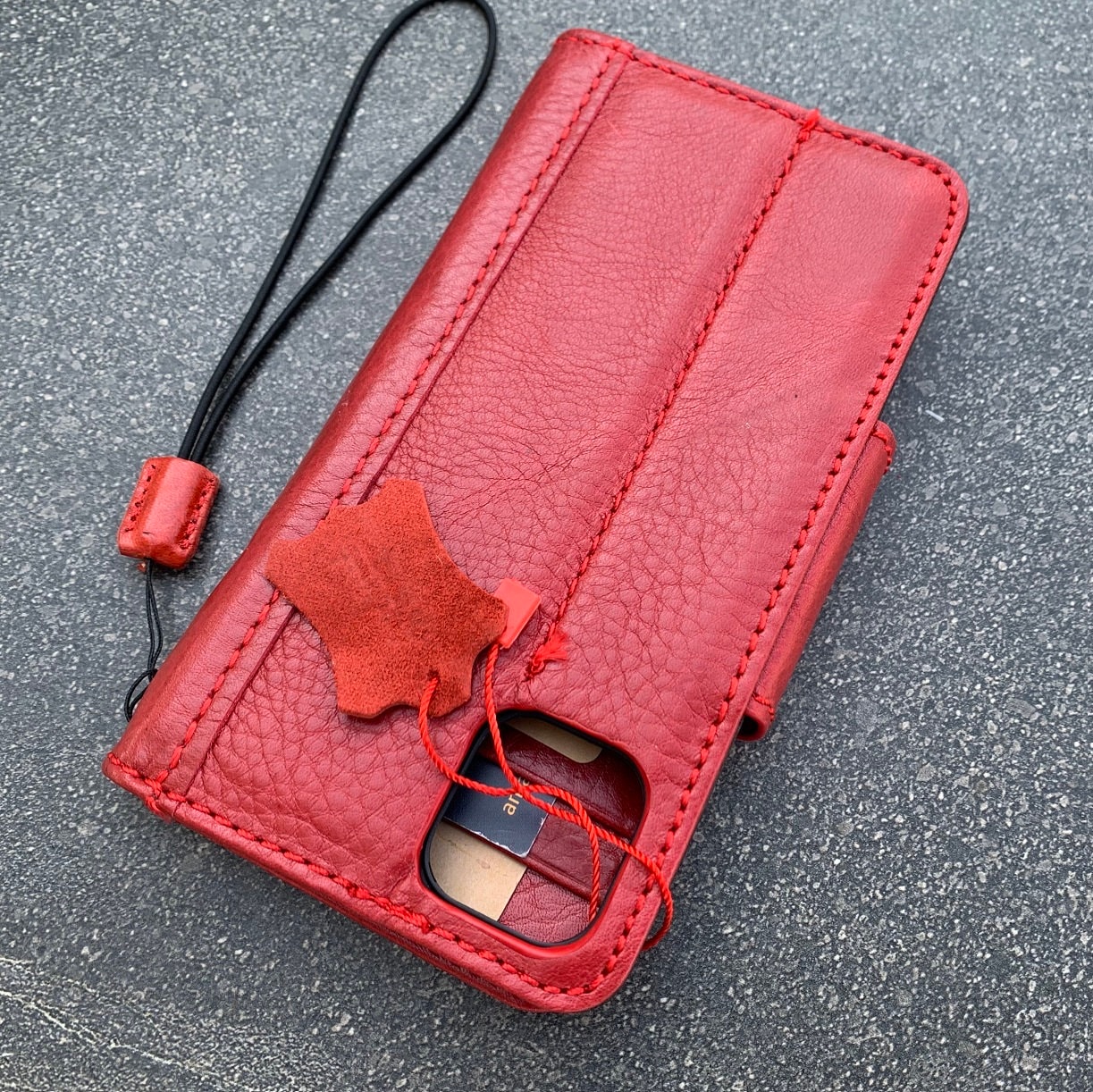 Genuine Full Red Leather Case for Apple iPhone 11 Pro Max | Etsy