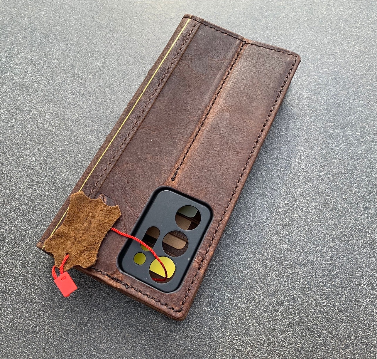 Genuine Full Dark Leather Case for Samsung Galaxy Note 20 - Etsy