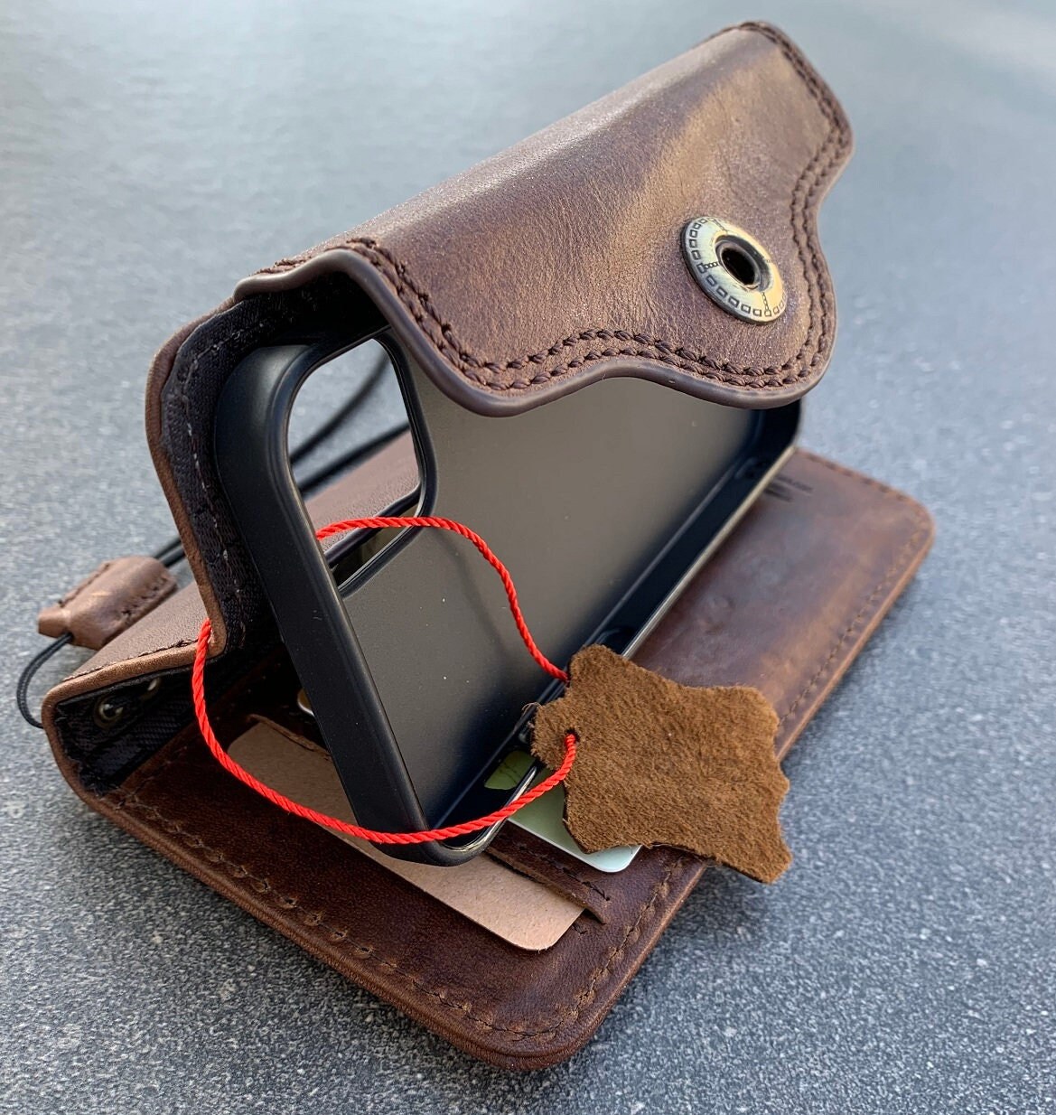 Genuine Real Leather Case for Apple Iphone 12 13 14 Mini Pro - Etsy