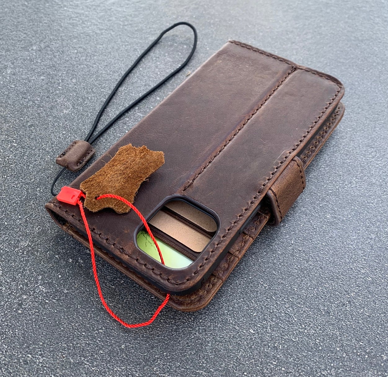 Genuine Full Leather Case for Apple Iphone 12 Wallet Vintage | Etsy