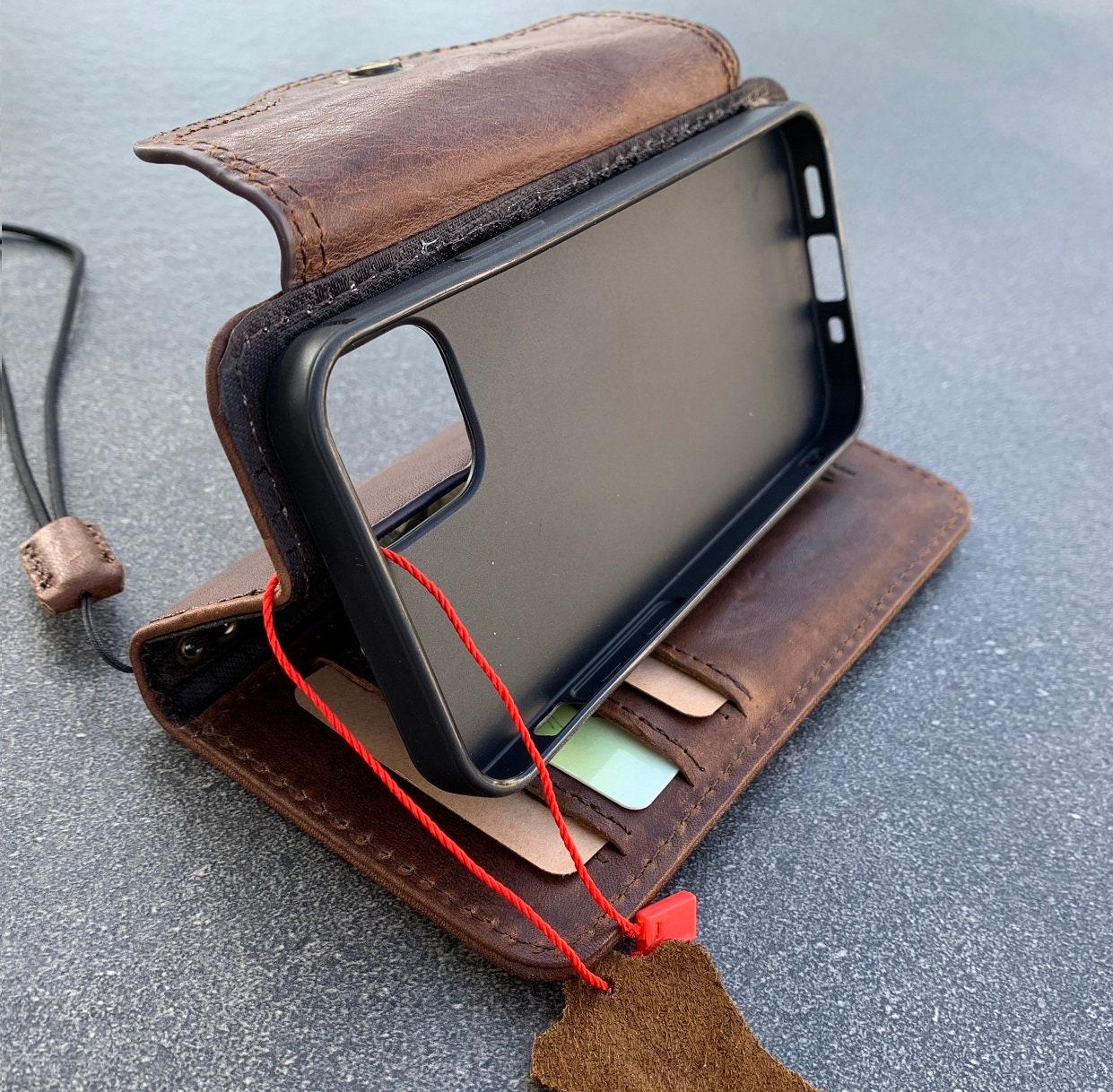 Genuine Real Leather Case for Apple Iphone 12 13 14 Mini Pro - Etsy