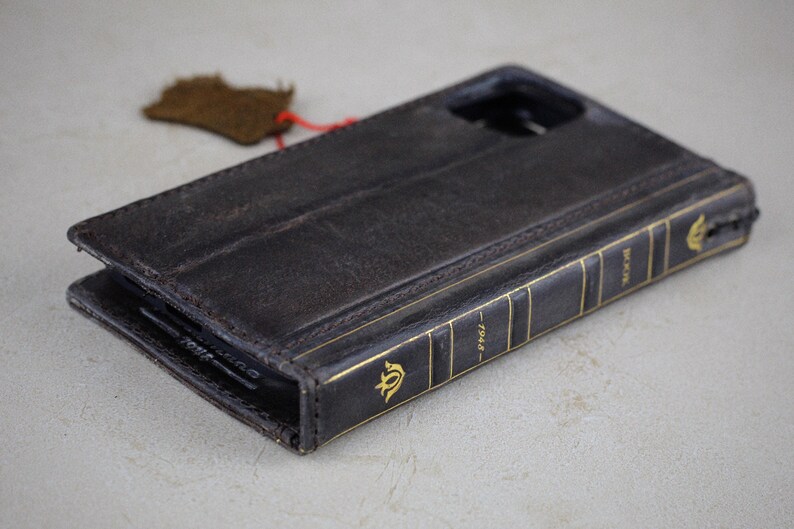 ARICHI Genuine Leather Google for Pixel Case: Vintage Bible Style With ...
