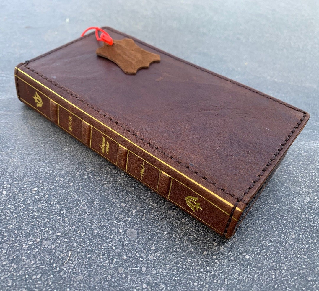 Handmade Leather Book Wallet Case for Pixel - Etsy