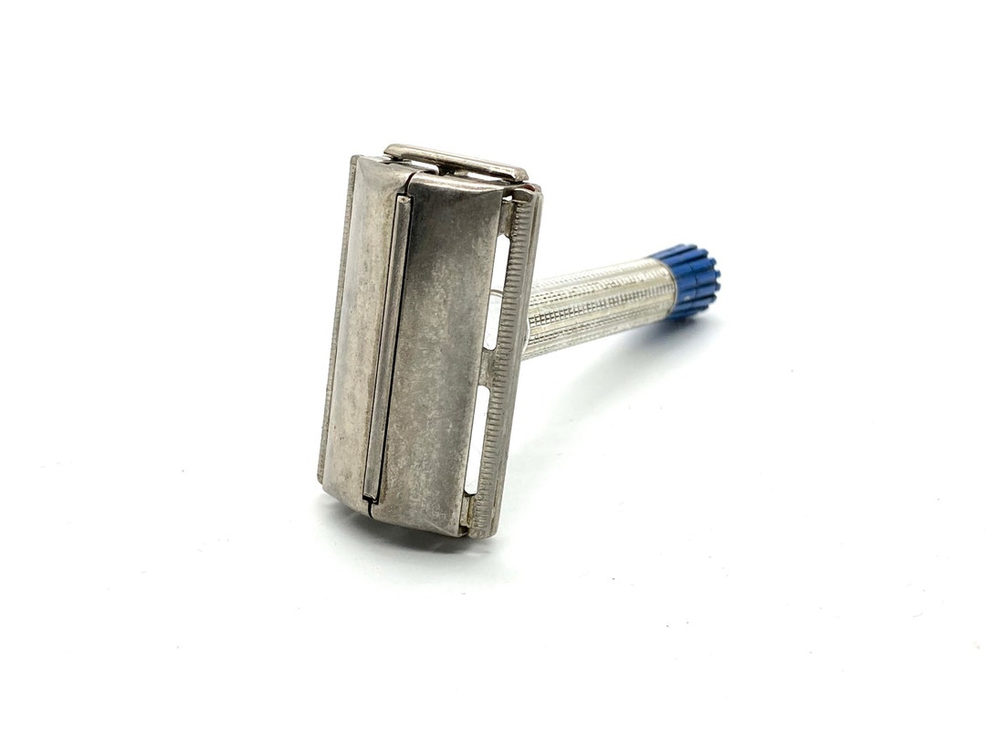 Vintage 1956 Gillette Blue Tip Super Speed Safety Razor. - Etsy