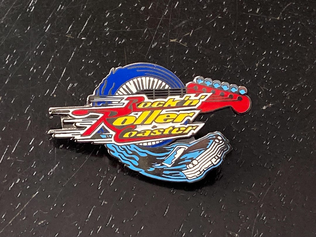 Disney Rock ’n’ Roller Coaster Starring Aerosmith Collectible Lapel Pin ...