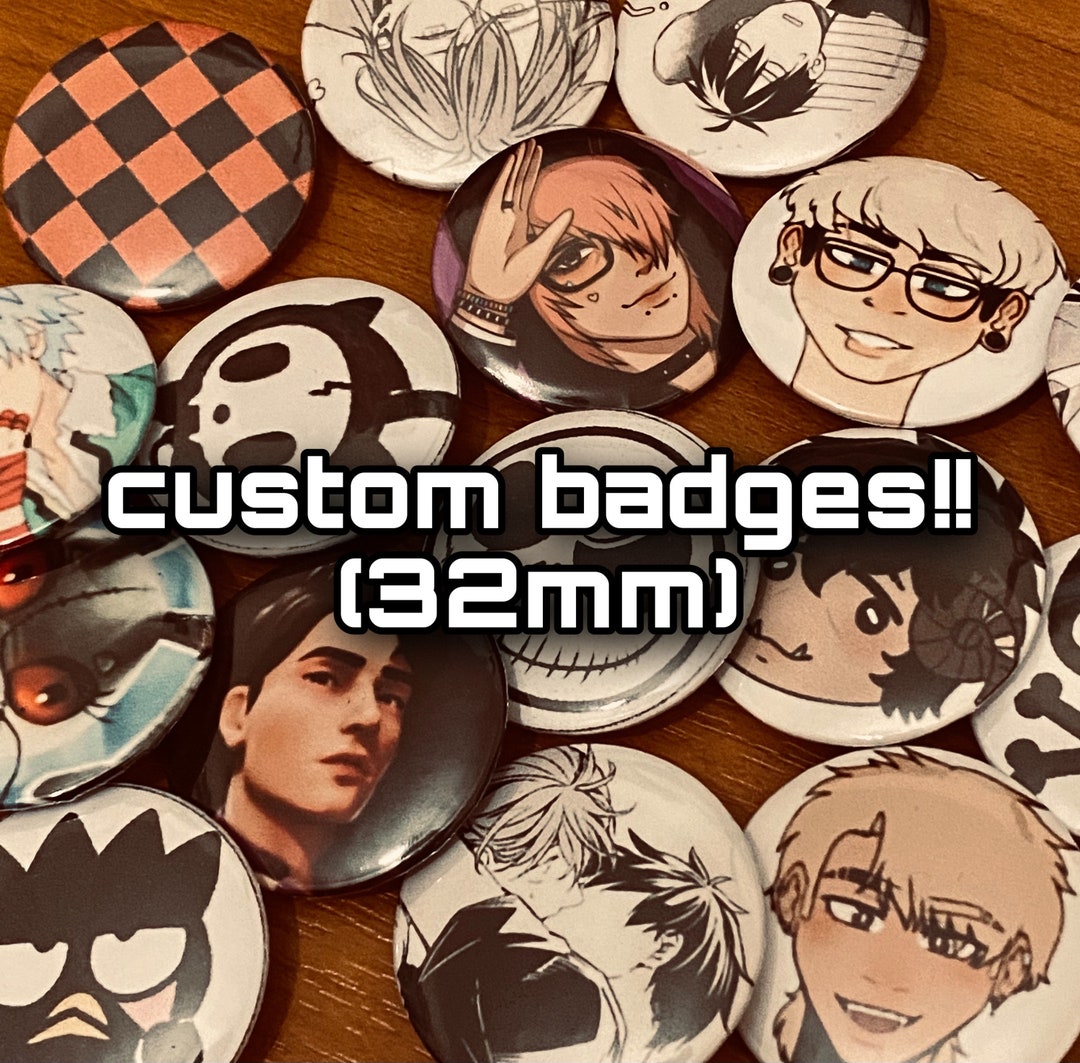 Custom 32mm Badges Create Your Own Badge Set - Etsy UK