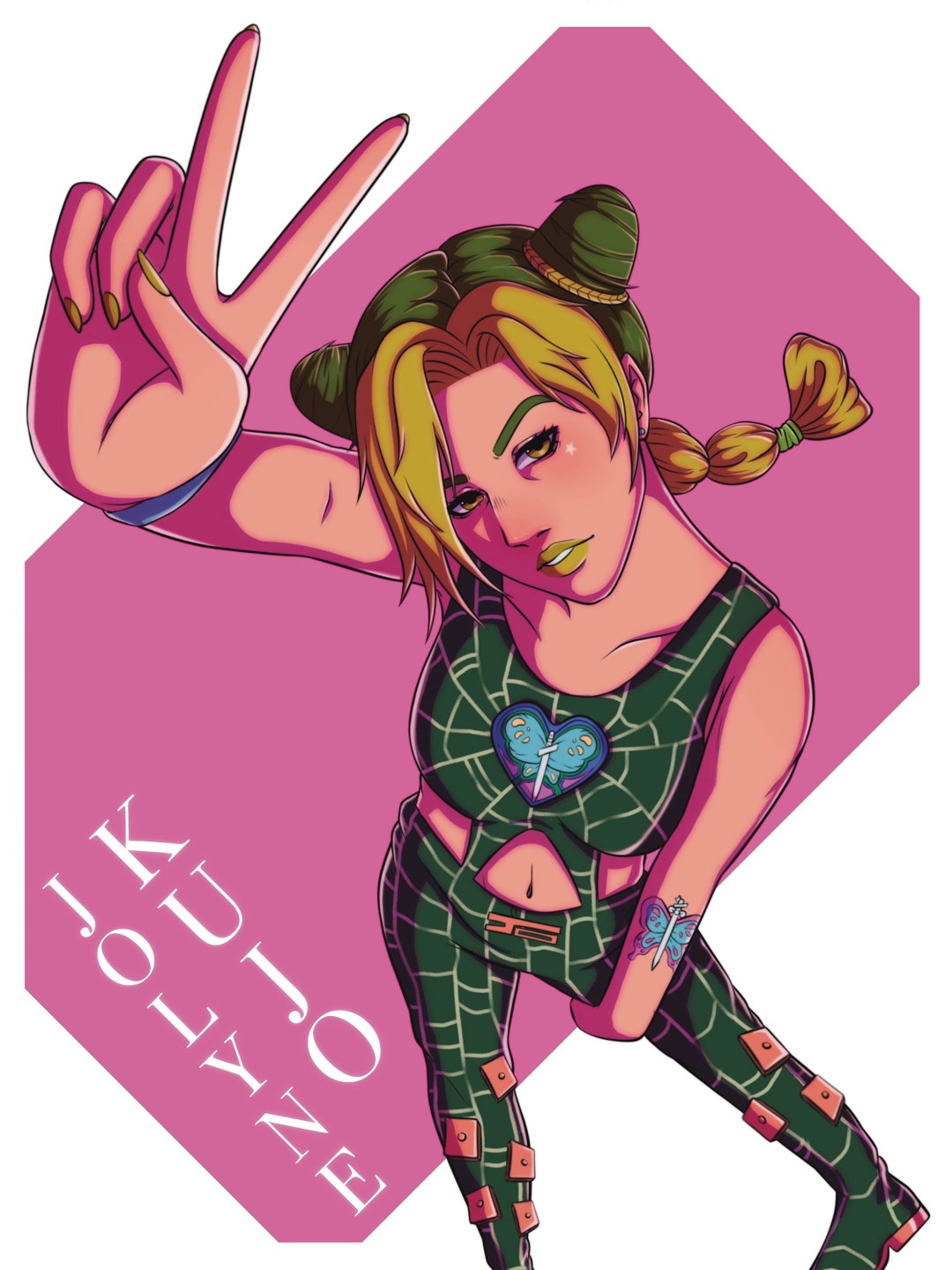 Jolyne Kujo A5 Print - Etsy
