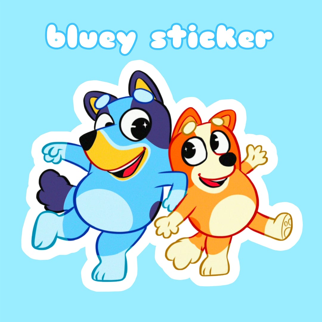 Bluey & Bingo Sticker - Etsy