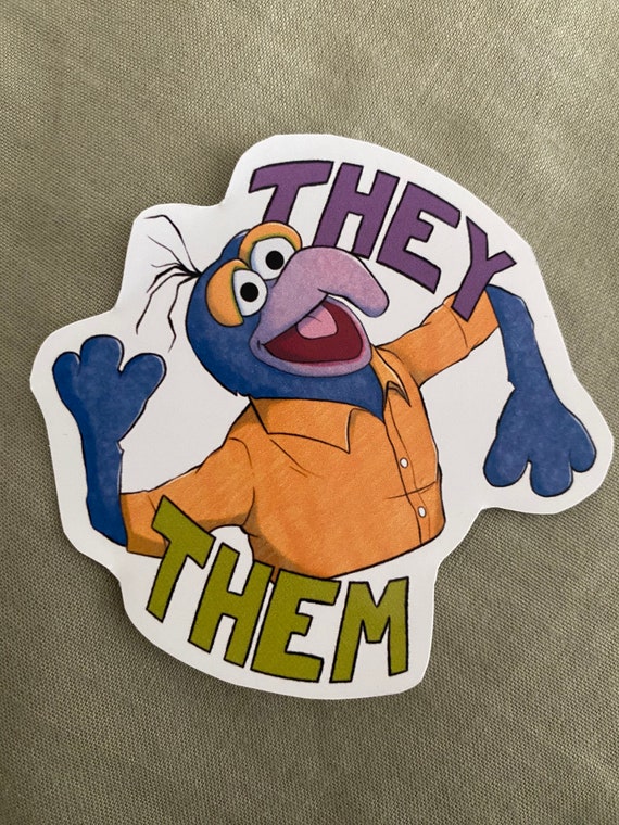 Gonzo Stickers Gonzo, Car Sticker Muppets Peeper Window Bumper Sign