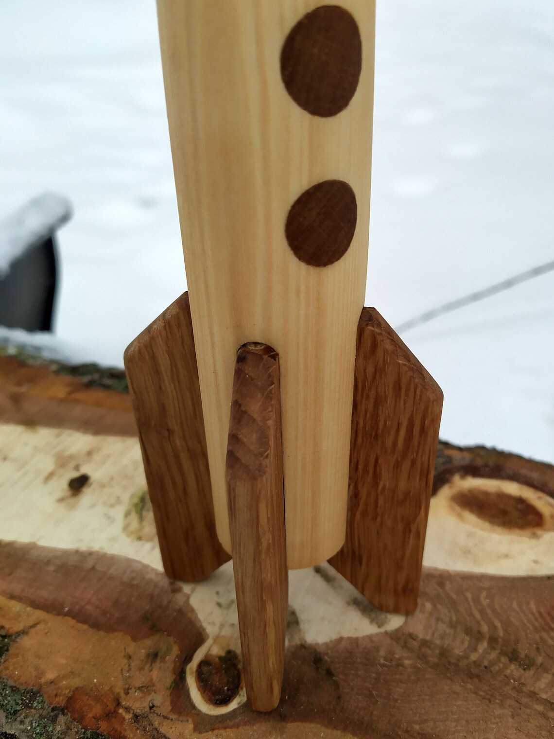 Wooden rocket toy Space ship for baby Gift for children | Etsy