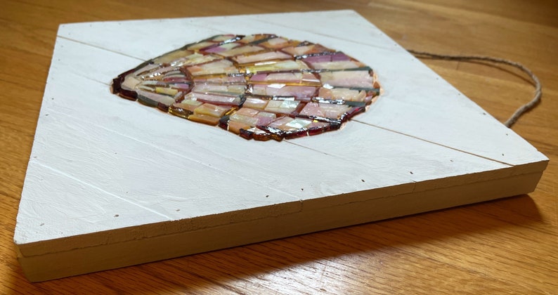 Seashell Mosaic Wall Art Custom Beach Wall Hanging Beach House Art One ...