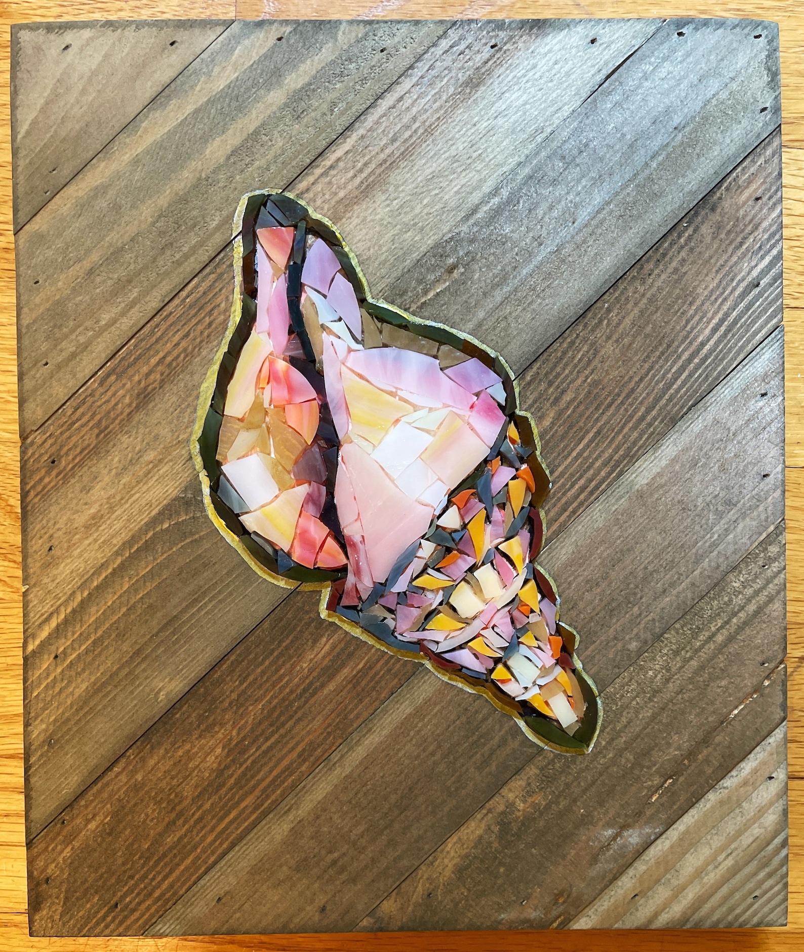 Seashell Mosaic Wall Art Custom Beach Wall Hanging Beach - Etsy