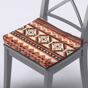 Chair Cushions With Ties, Southwestern Chair Cushions, Outdoor Chair ...