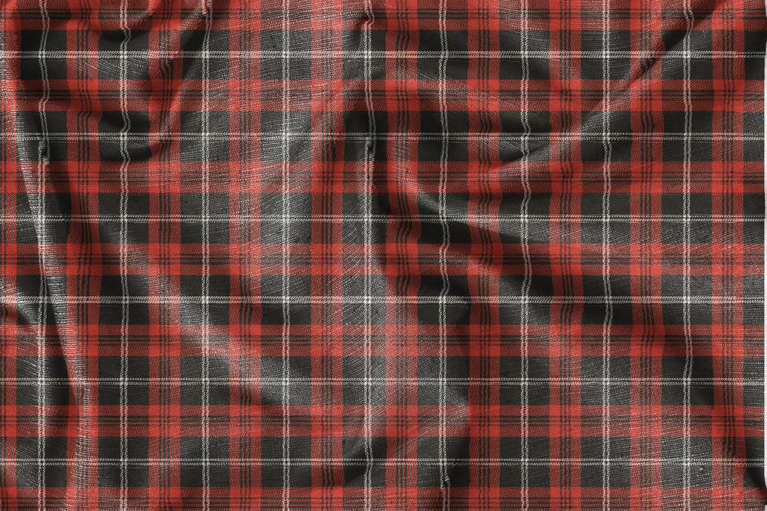 Red Plaid Fabric by the Yard For Plaid Home Decor Red Plaid - Etsy