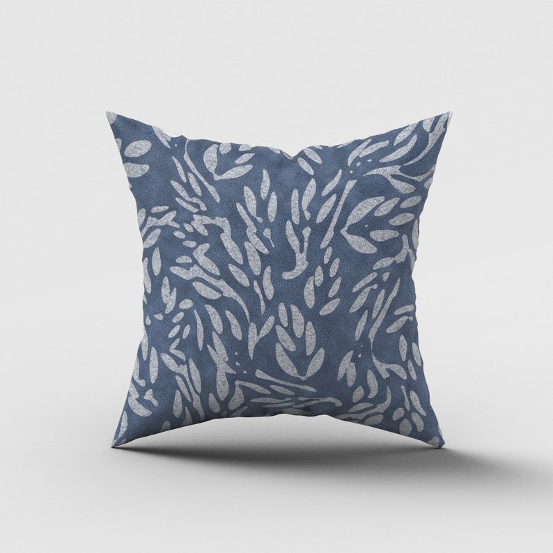 Blue Pattern Pillow Coversdecorative Throw Pillowboth Sides - Etsy