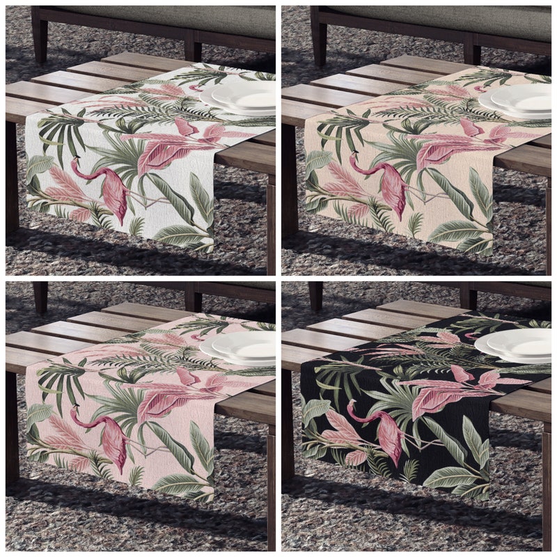 Pink Table Runner - Etsy