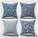 Blue Pattern Pillow Coversdecorative Throw Pillowboth Sides Pillowblue ...