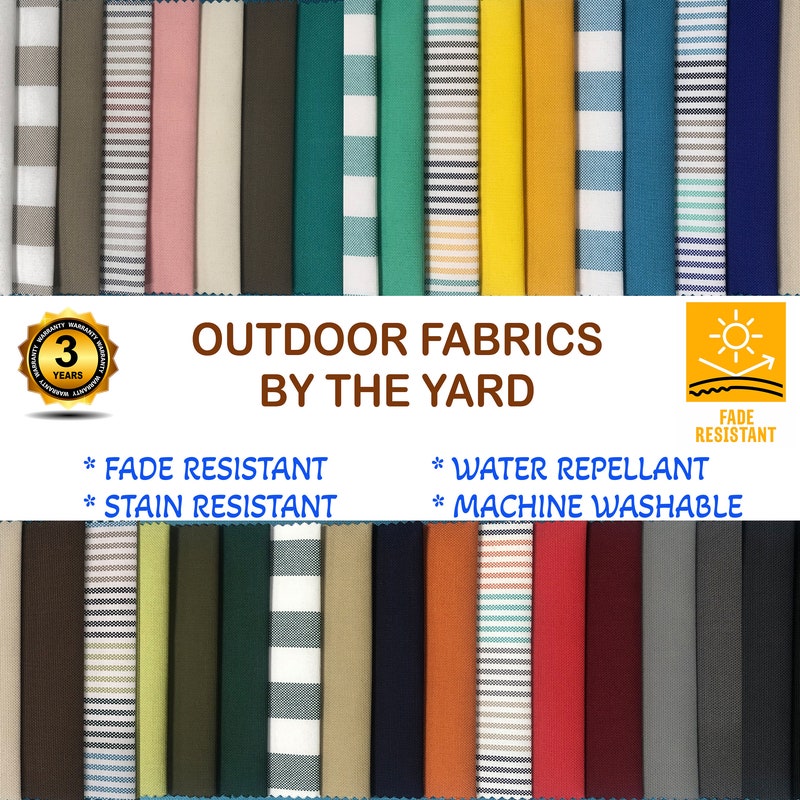 Outdoor Fabric by the Yard - Etsy