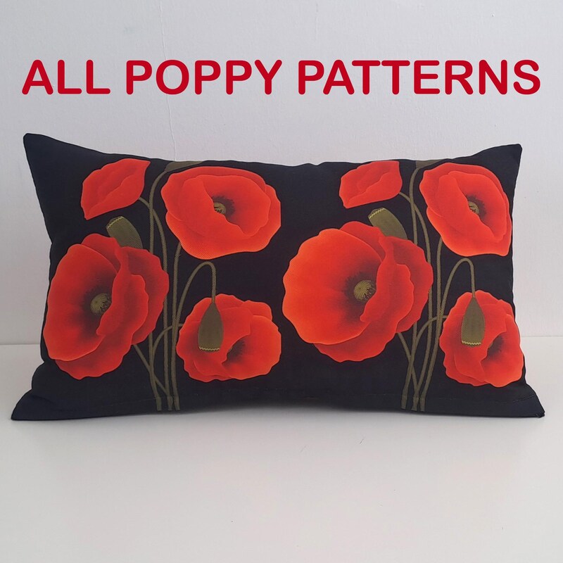 Poppy Pillows - Etsy