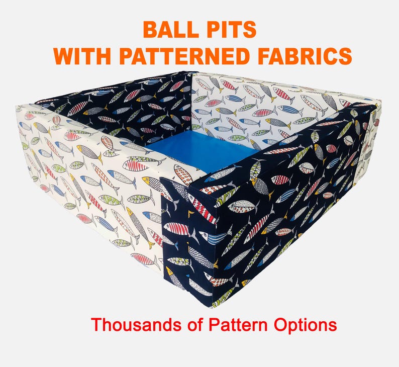 Ball Pits, Foam Pit With ANY PATTERN Fabric, Soft Play Equipment ...