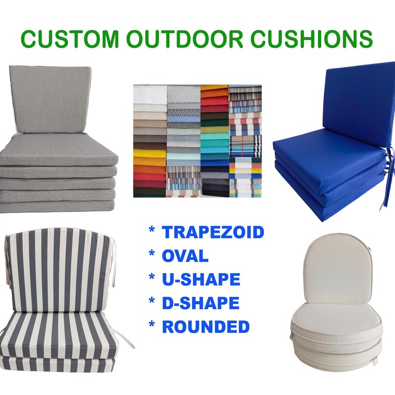 Rounded Outdoor Cushions - Etsy