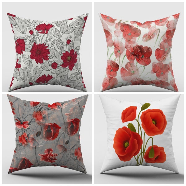 Poppy Pillows - Etsy
