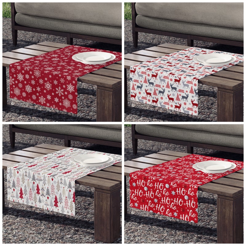 Holiday Table Runner - Etsy