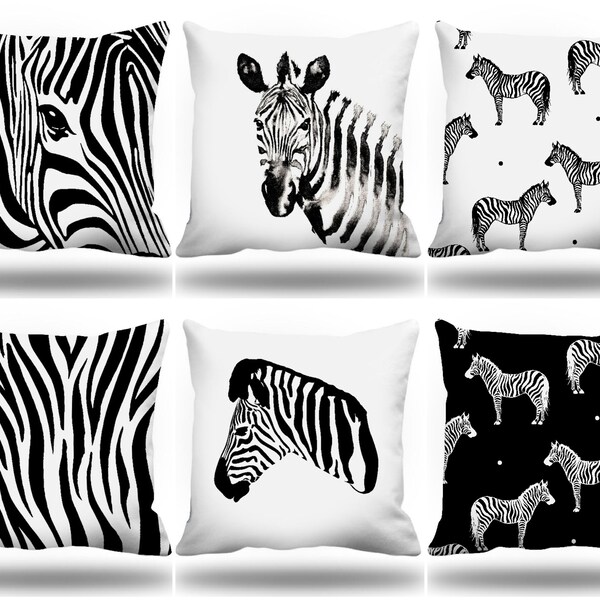Zebra Pillow - Etsy