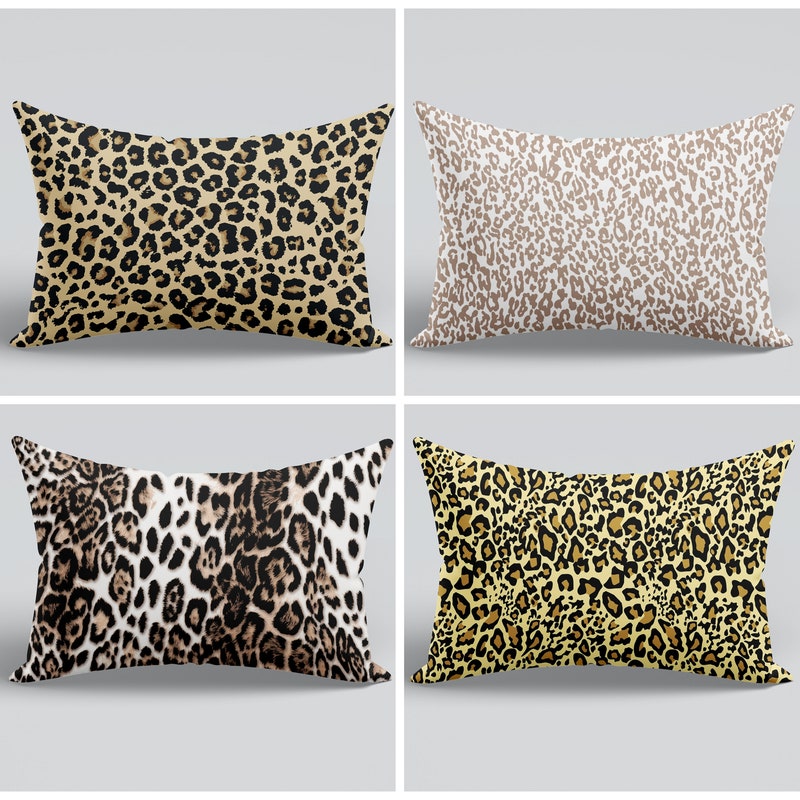 Leopard Print Pillow - Etsy