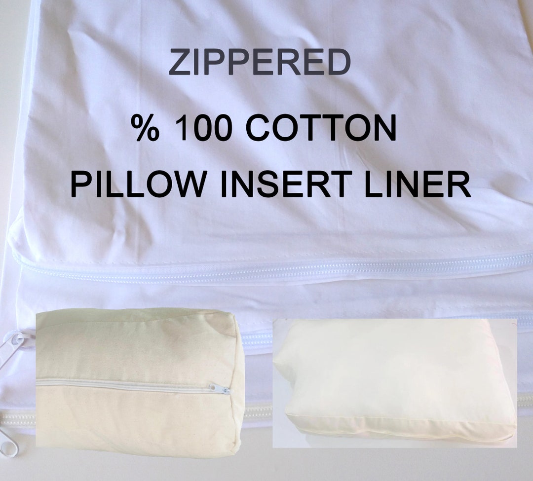 Pillow Insert Liner|cotton Pillow Inner Case Without Filling|zippered ...
