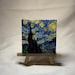 Mini Painting- the Starry Night by Vincent Van Gogh Recreation - Etsy
