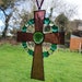 Stained Glass Large Cross Suncatcher - Etsy