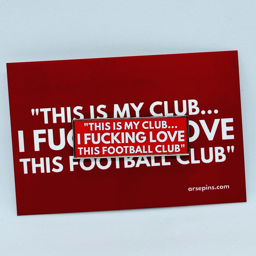 Arsenal Limited Edition Hard Enamel Pin Badge This is My Club - Etsy
