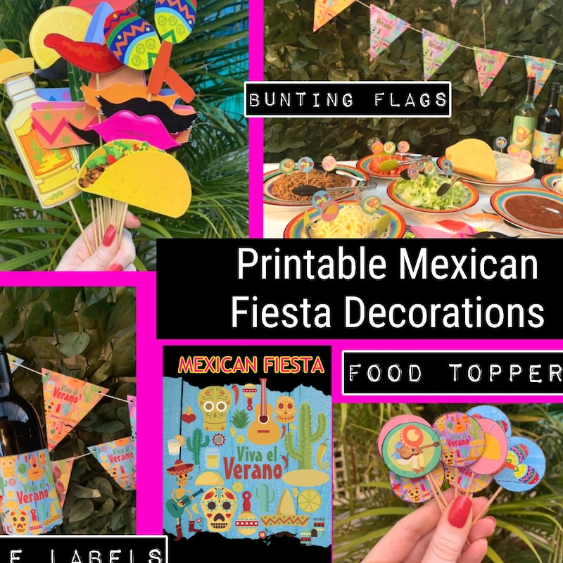 Mexican Fiesta Decorations - Etsy