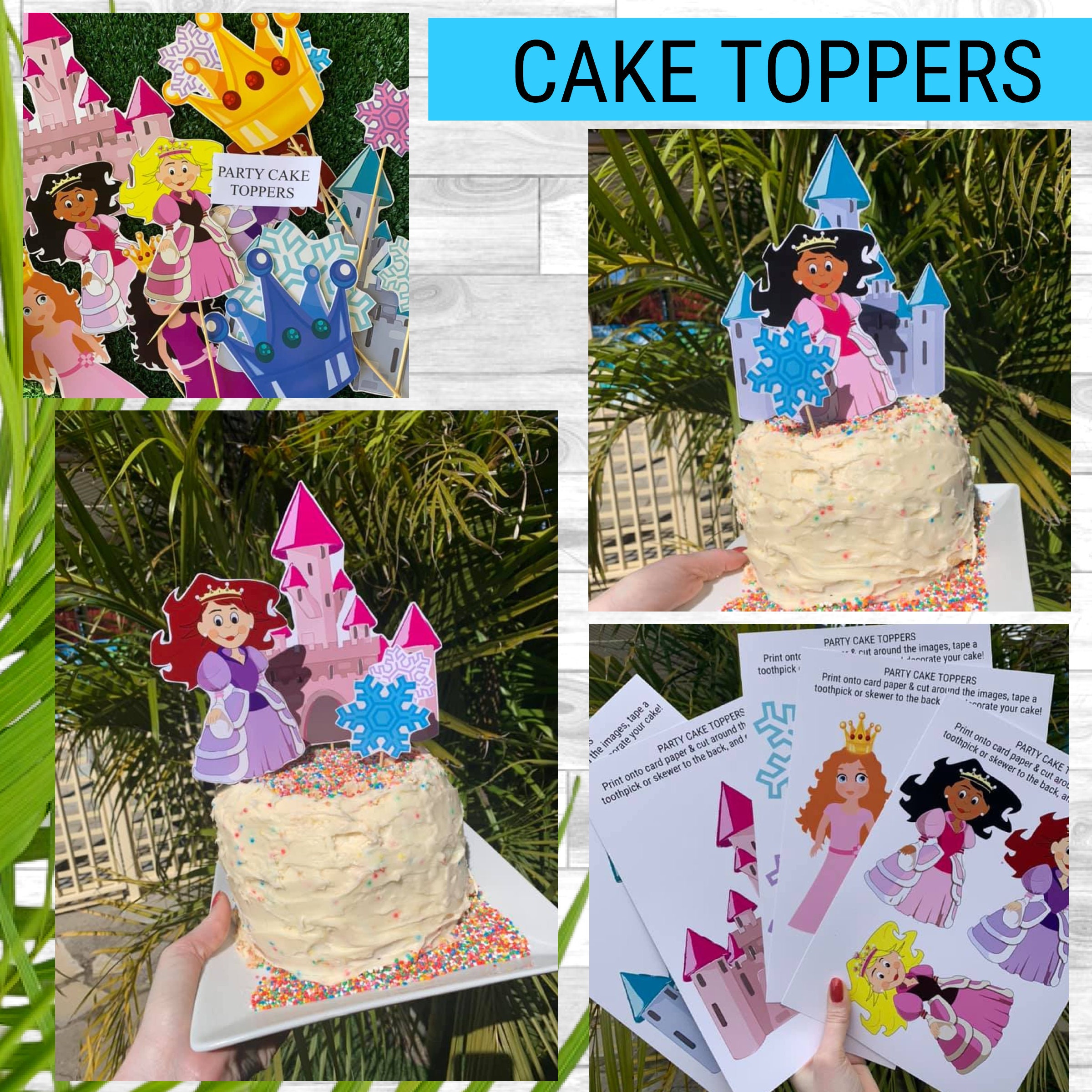 Printable Winter Princess Themed Party / Princess Themed Party - Etsy