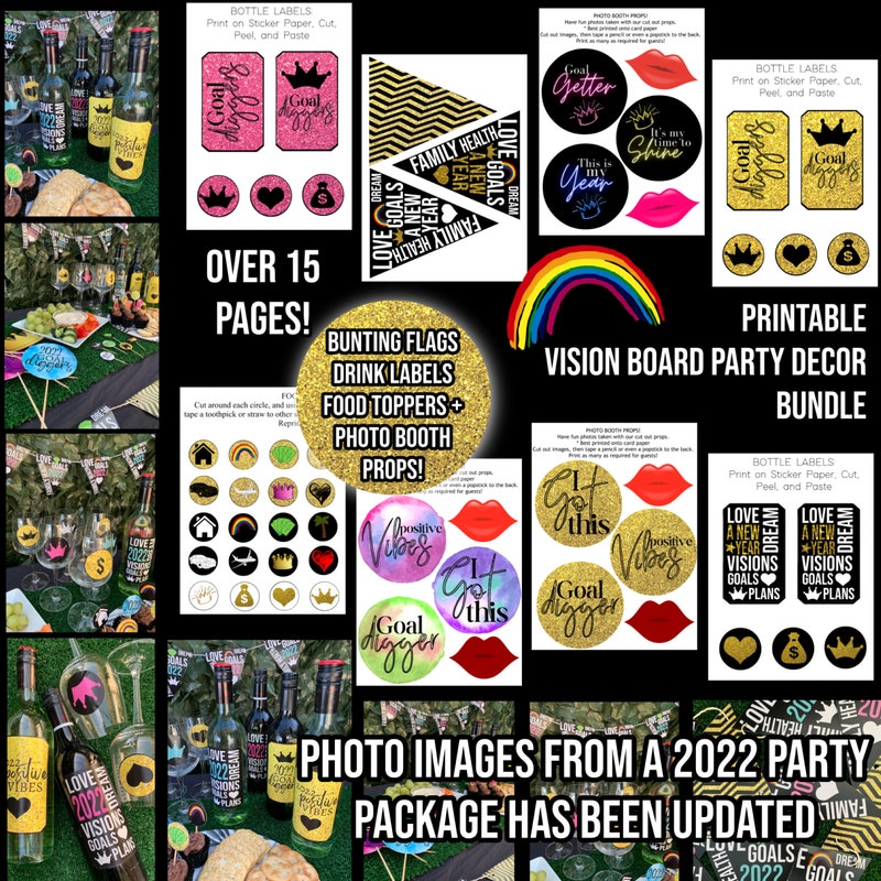 Vision Board Party - Etsy